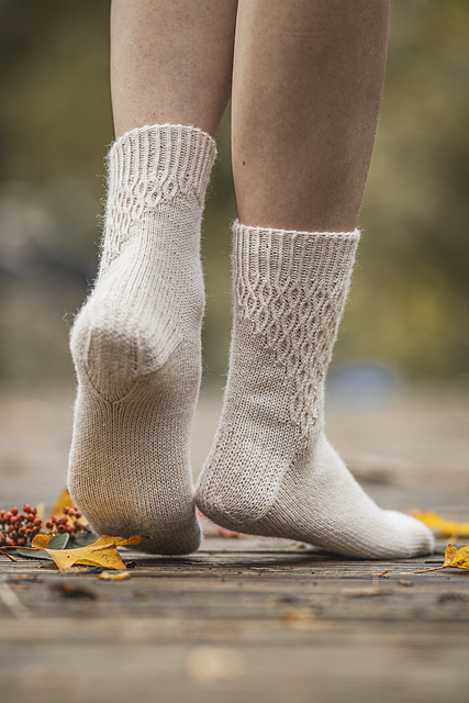 Ravelry: Vaidava Memories Socks pattern by Zanete Knits