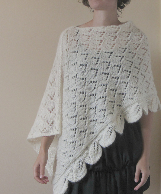 Ravelry: Fall Leaves Poncho pattern by Zhanna S.