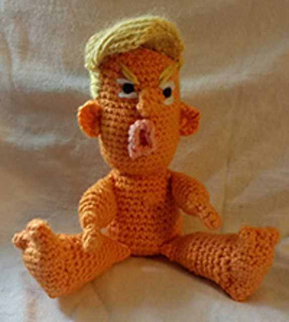 Ravelry: Dumb Drumpf Doll pattern by Fiber Funhouse