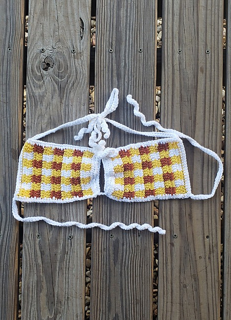 Ravelry: Gingham Bikini pattern by imcoralcrochet