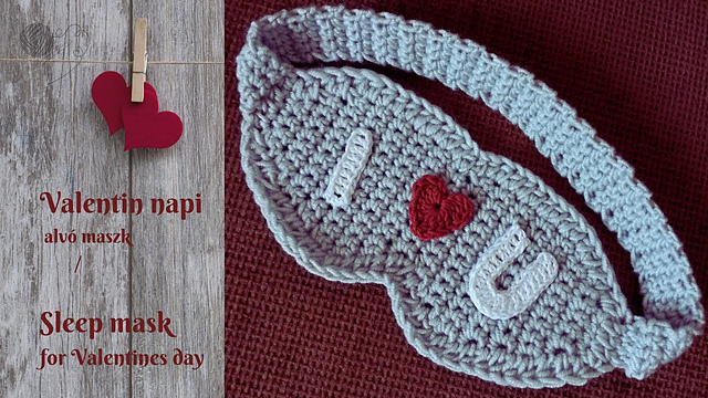 Ravelry: Mask for Valentines day pattern by Zsuzsa Kovács