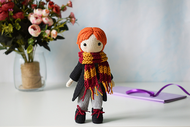 Ravelry: Ron Weasley crochet doll Harry Potter pattern by Alla Podhvatilina