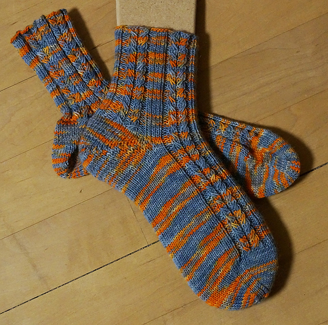 Ravelry: Northern Lights Socks pattern by Nina K.