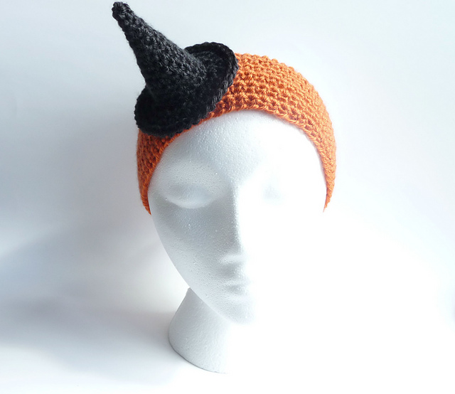 Ravelry: Witch Hat Headband Halloween Costume pattern by Jennifer Roy